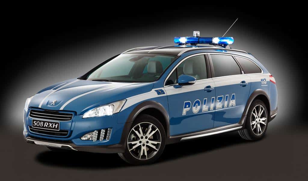 Peugeot 508 RXH, svelata la nuova macchina della polizia stradale ...